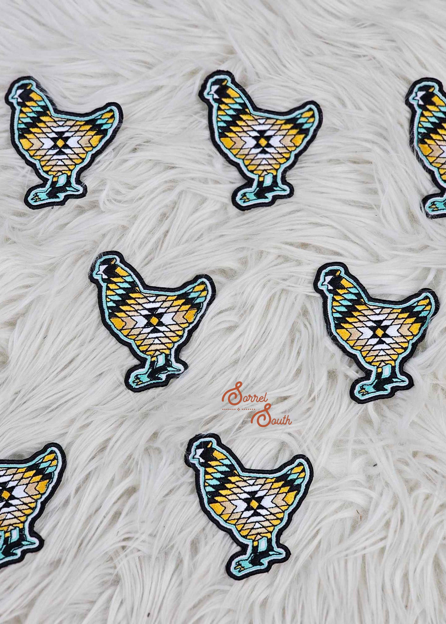 Aztec Chicken Patch - Wholesale Iron On Patches – Sorrel South