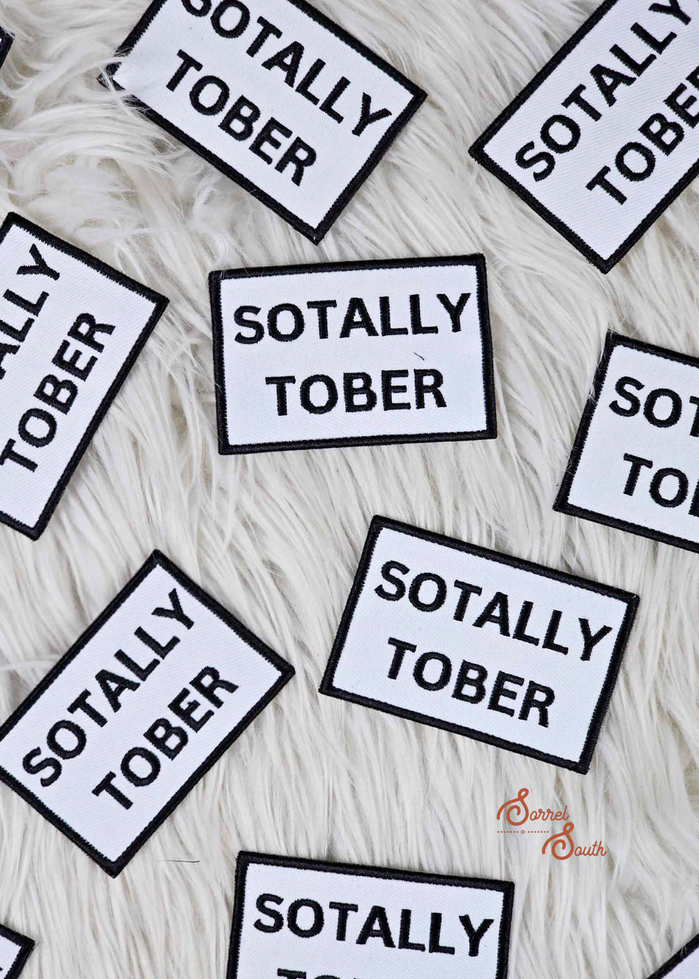 Black & White Sotally Tober Patch – Sorrel South