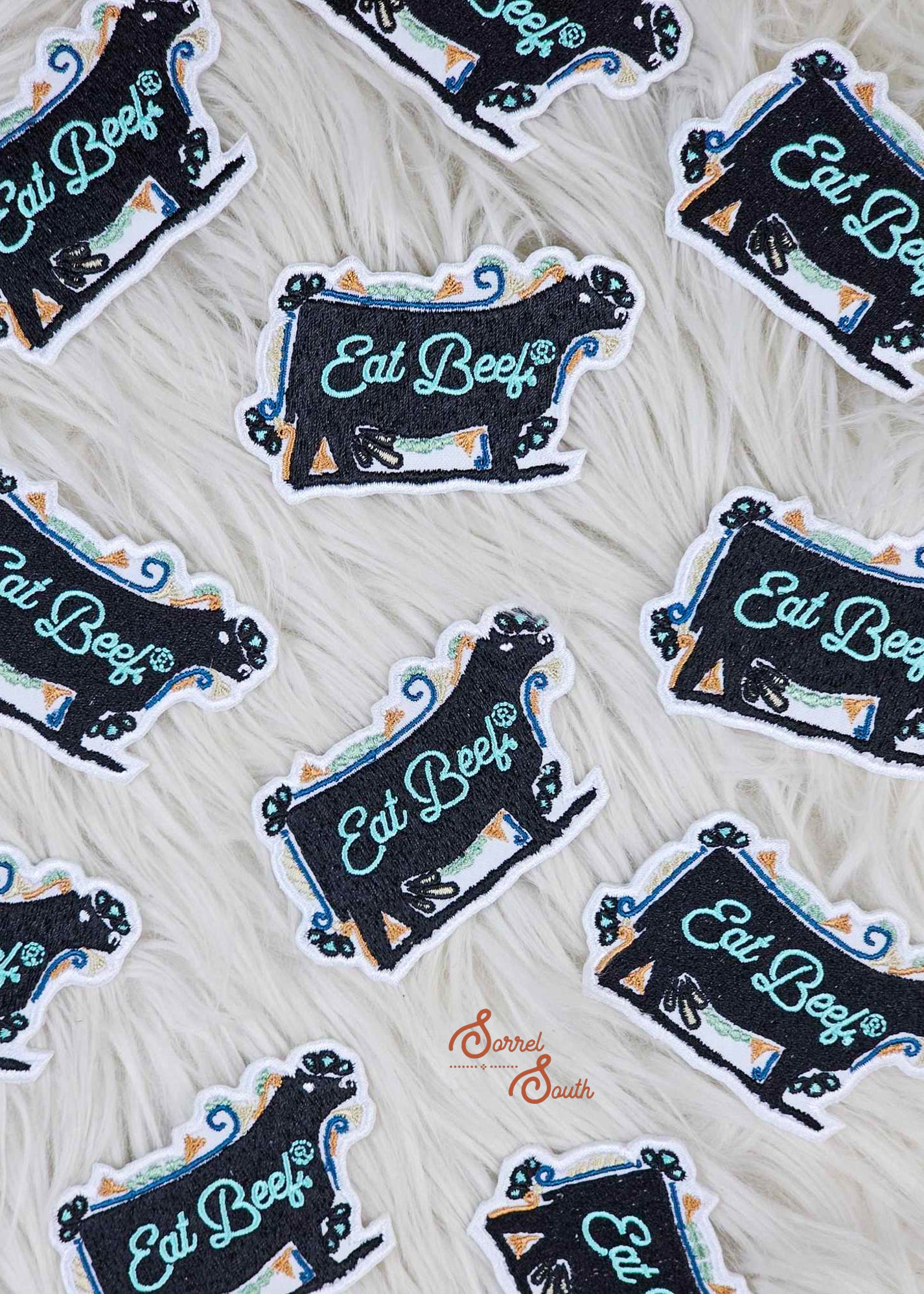 Eat Beef Cow Patch- Wholesale Iron On Patches – Sorrel South