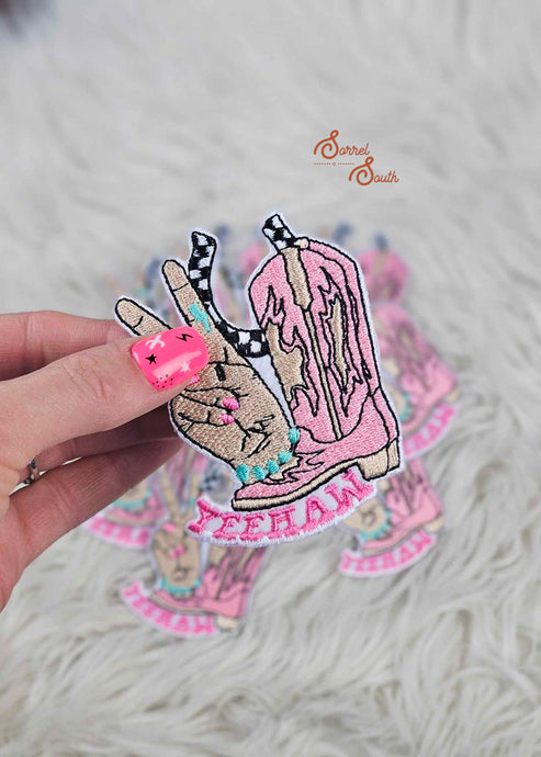 Peace Out Yeehaw Patch - Wholesale Iron On Patches – Sorrel South