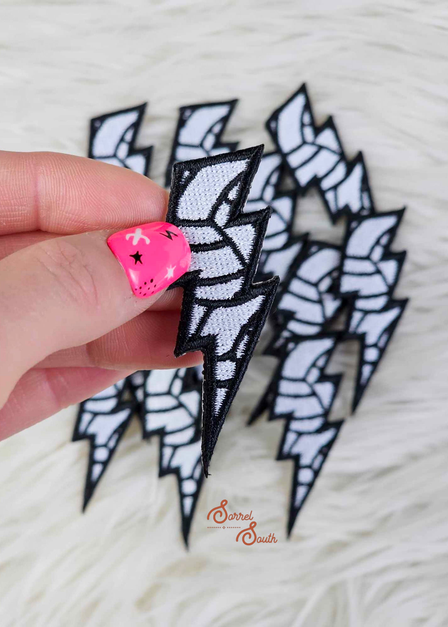 Volleyball Lightning Bolt Patch – Sorrel South